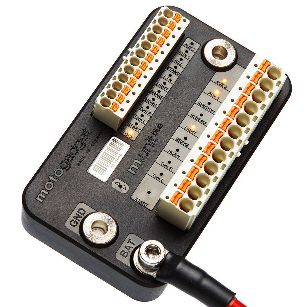MOTOGADGET M-UNIT BLUE DIGITAL CONTROL AND FUSE BOX 4002040