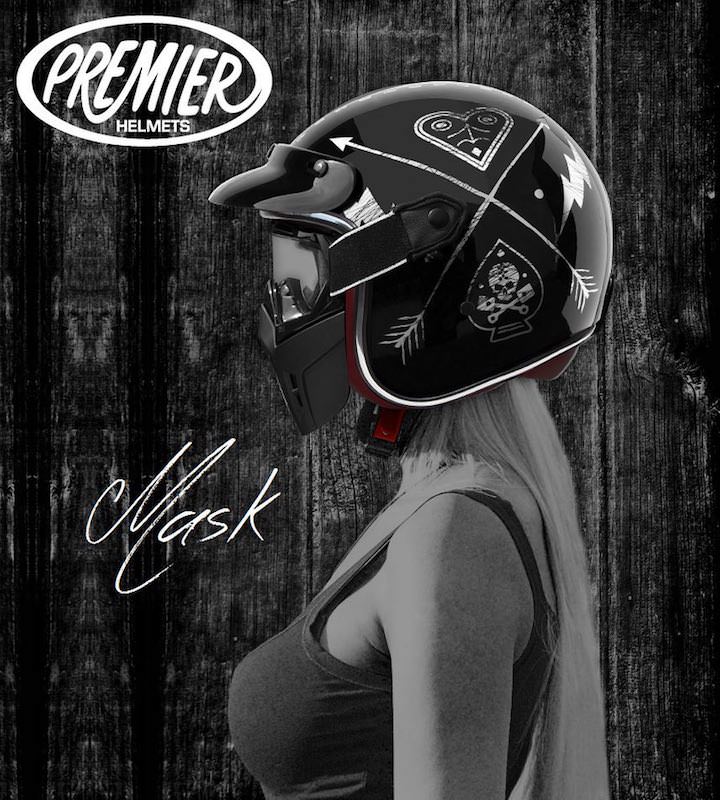 CASQUE PREMIER MASK NX SILVER CHROMED MASK NX SILVER CHROMED