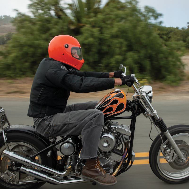 LANE SPLITTER FULL FACE HELMET HAZARD ORANGE