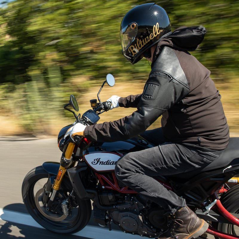 LANE SPLITTER FACTORY GOLD FULL FACE HELMET