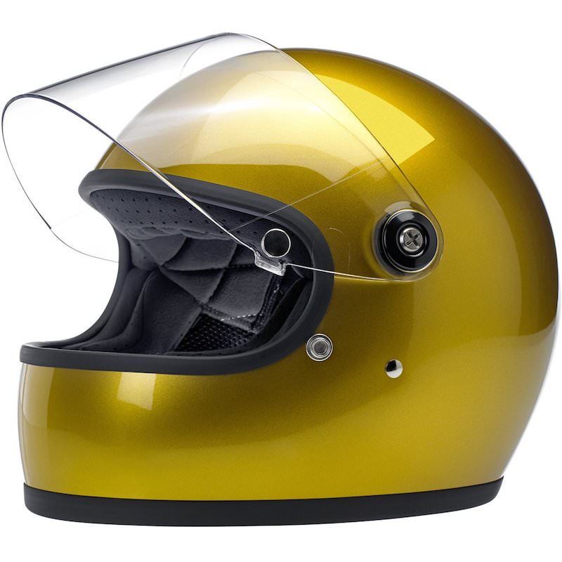 GRINGO S FULL FACE HELMET METALLIC YUKON GOLD