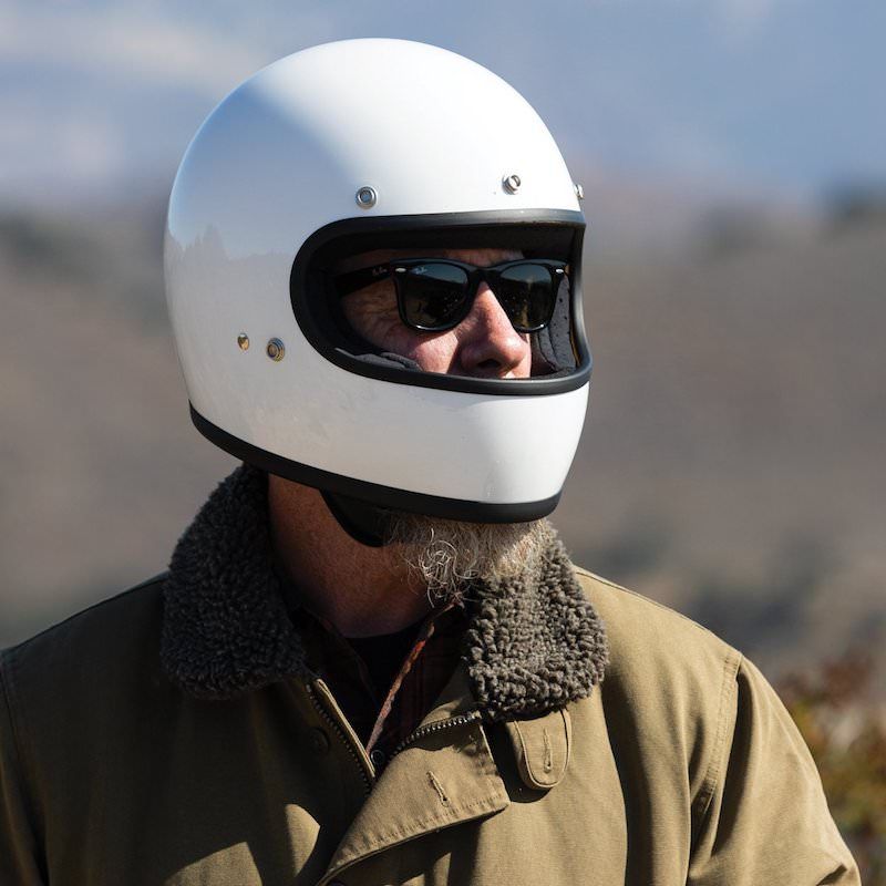 GRINGO FULL FACE HELMET WHITE