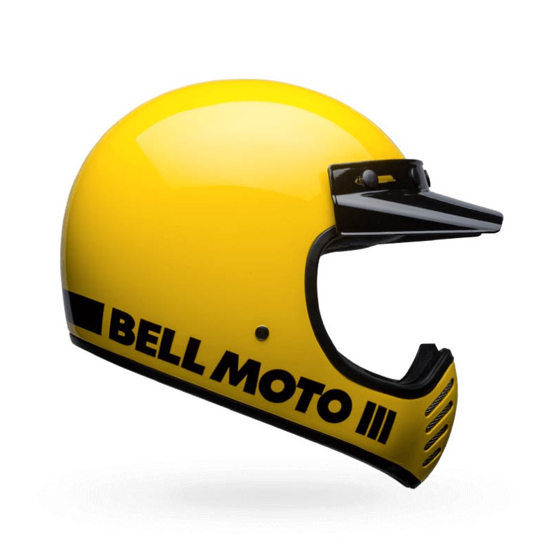 CASQUE BELL MOTO-3 CLASSIC JAUNE 7081051