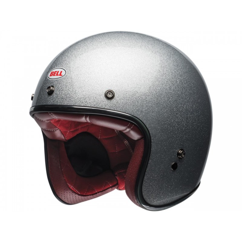 CASQUE BELL CUSTOM 500 GLOSS SILVER FLAKE 7092627