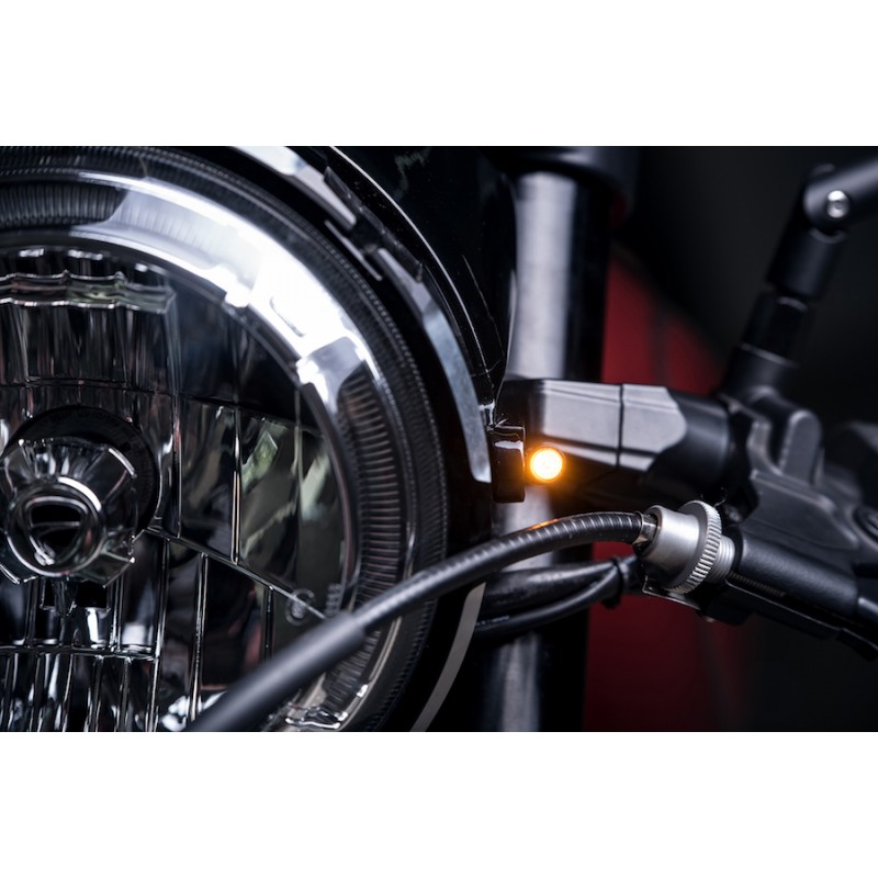 CLIGNOTANT LED KELLERMANN BULLET ATTO NOIR VERRE FONCE 153.100